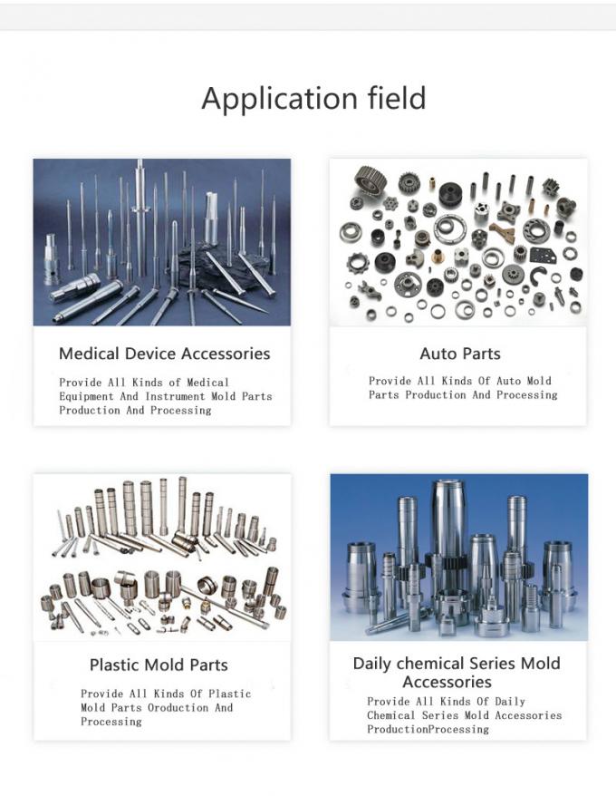S136 Hardness Medical Injection Molding Parts Plastic Core Insert Molding